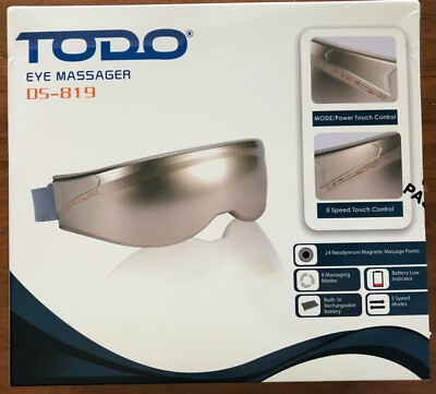 Rechargeable Digital Eye Massager Dark Eye Circle Gold Massage - Brand ...