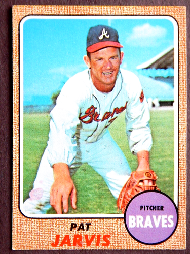 Pat Jarvis #134 Topps 1968 Baseball Card (Atlanta Braves)* | eBay