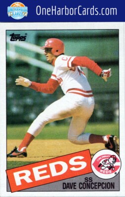 1985 Topps Cincinnati Reds Baseball Card #515 Dave Concepcion | eBay