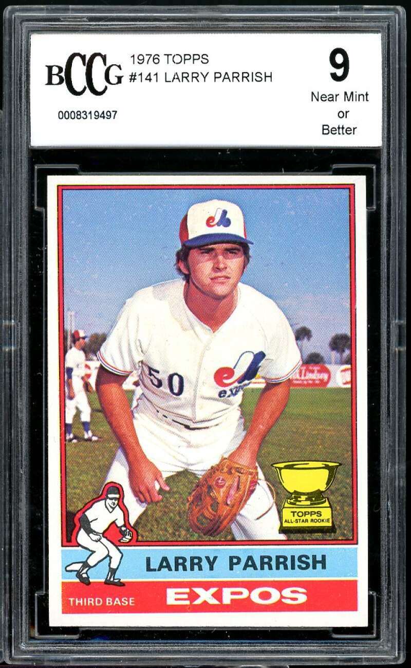 Larry Parrish Card 1976 Topps #141 BGS BCCG 9 | eBay