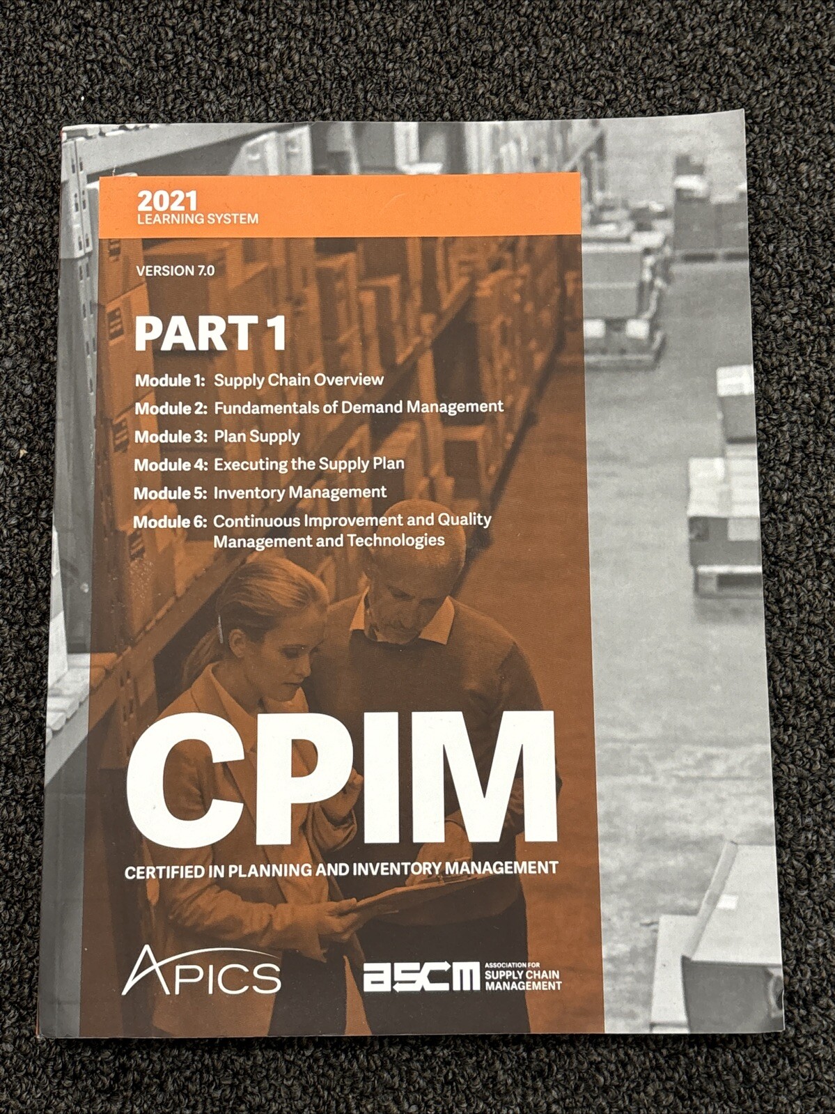 ASCM APICS CPIM 2021 Learning System/Book PART 1 Only | eBay