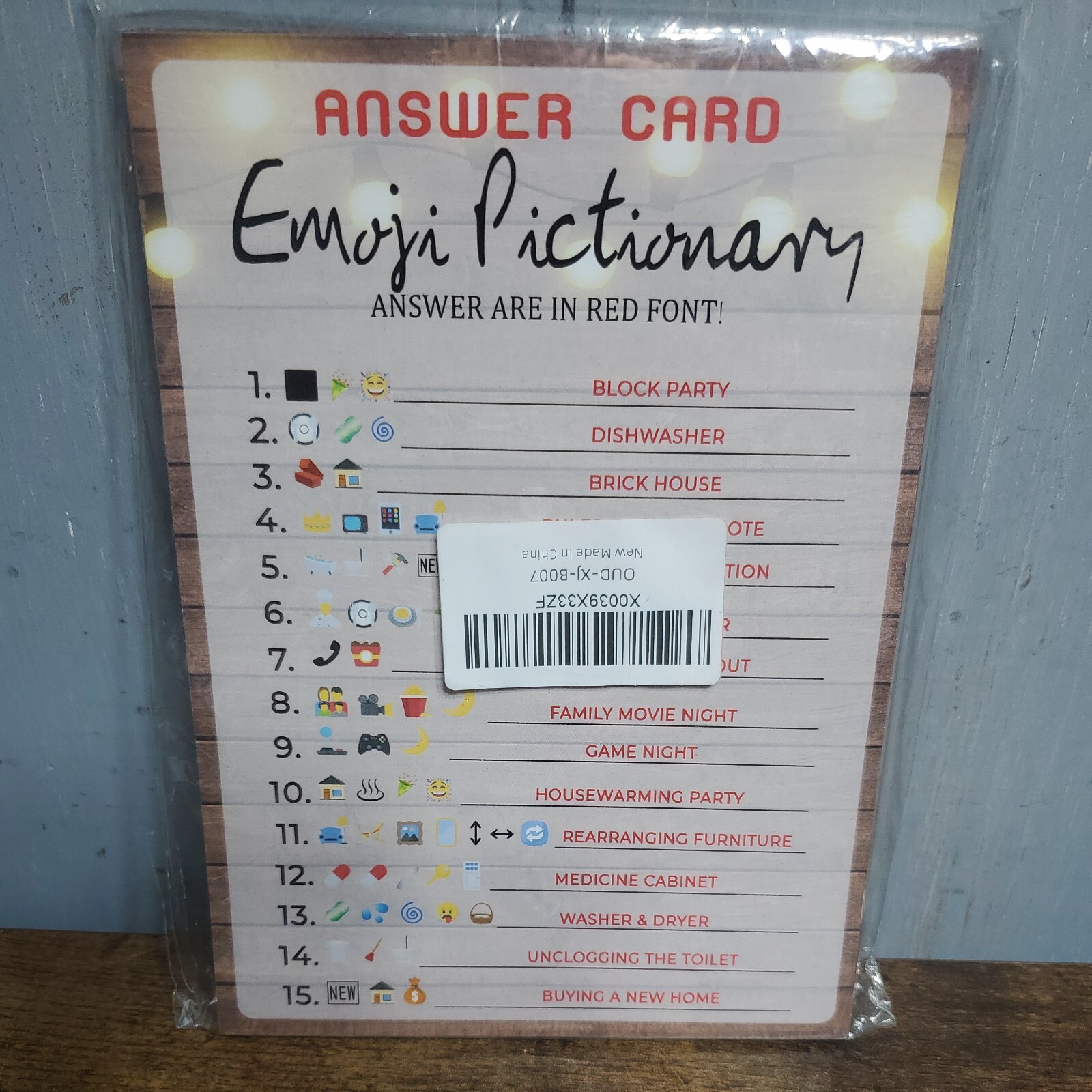 Housewarming Party Games, emoji Pictionary New Home Party Celebration ...