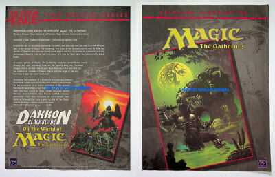 Magic the Gathering Acclaim Comics 1995 Trade Print Magazine Ad Poster ...