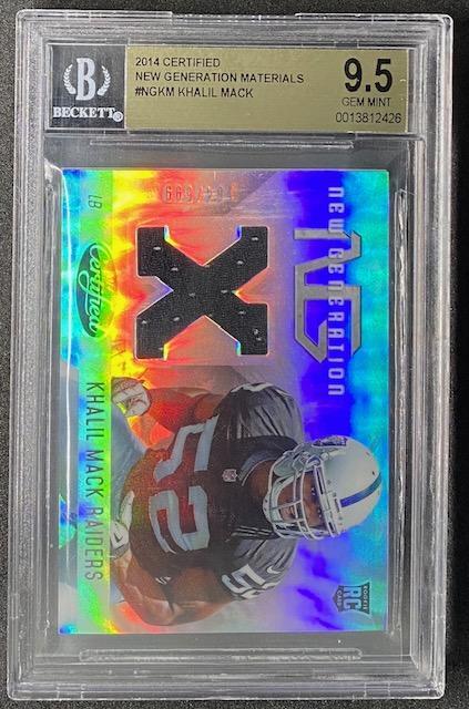 Khalil Mack 2014 Certified New Generation Materials #NGKM Khalil Mack 2014 Certified New Generation Materials #NGKM