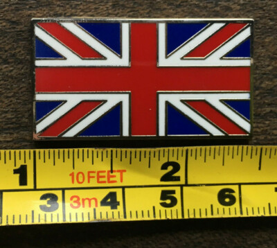 Union Jack Metal Enamel Badge Emblem Classic Car Self Adhesive Sticky ...