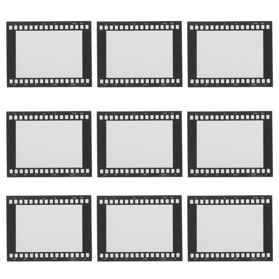 10pcs Film Strip Photo Frame - Vintage Paper Film Strip Picture Frames ...