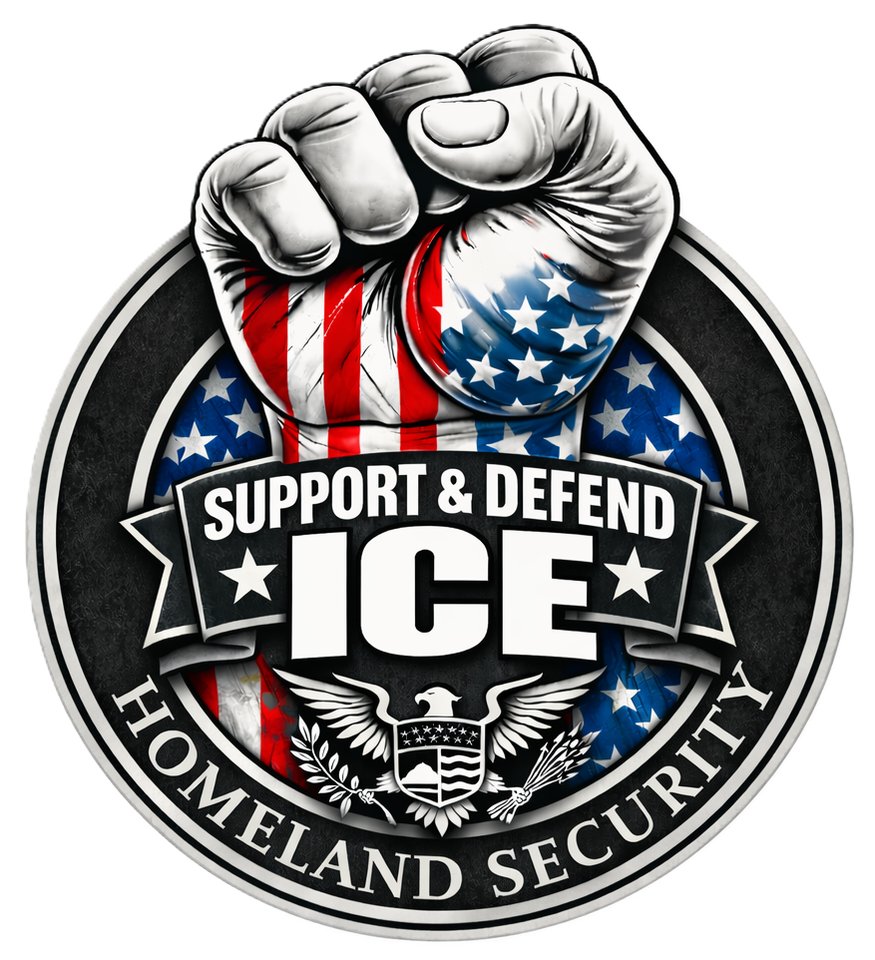 ICE IMMIGRATION - I SUPPORT ICE - STAND - USA - AMERICA - Sticker ...