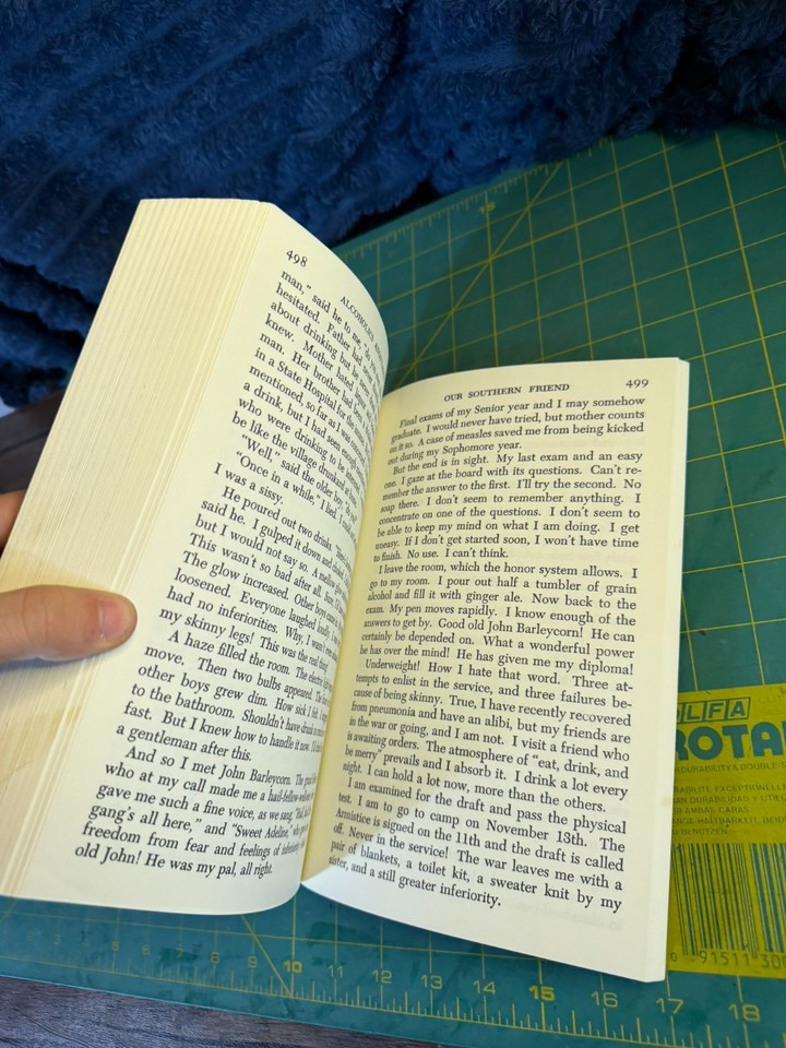 AA The BIG BOOK of Alcoholics Anonymous Blue Soft Cover + mini press ...