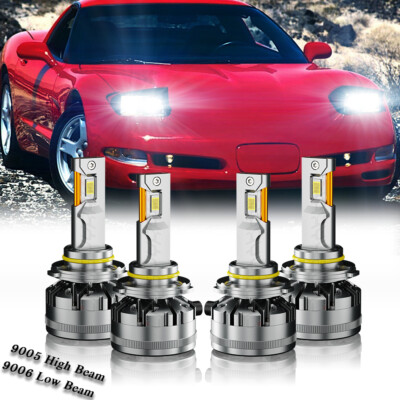 For 1997-2004 Chevy Corvette C5 Projector Headlights Head Lamps LED ...