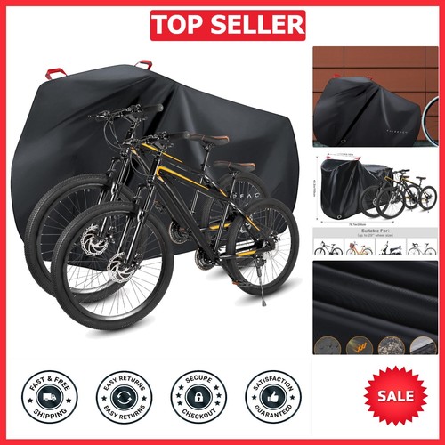 Luxury Waterproof Bike Cover for 2-3 Bikes - UV & Weather Resistant ...