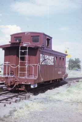 RGS RIO GRANDE SOUTHERN Railroad Train Caboose CP Original 1968 Photo ...