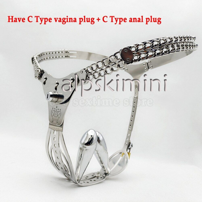 Stainless Steel Chasity Device Belt Restrictive Adjustable Hollow ...