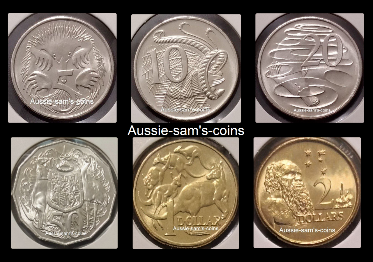 2019 Australia JC Jody Clark $1 $2 5c 10c 20c 50c set 6 MINT ...