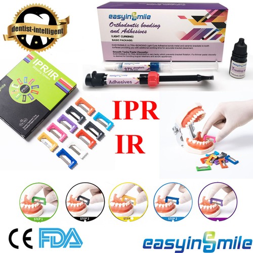 10Pcs Dental Quick Strips Orthodontic Polish IPR Abrasion Strips Saws ...