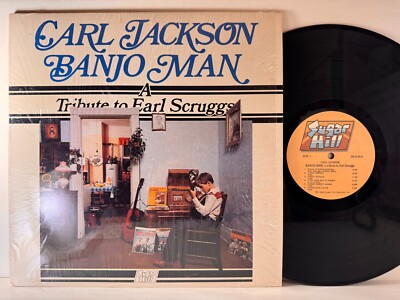 Bluegrass LP CARL JACKSON Banjo Man Scruggs Tribute Sugar Hill 1st NM ...