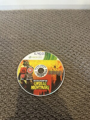 Xbox 360 Red Dead Redemption Undead Nightmare Microsoft Xbox 360 DISC ...