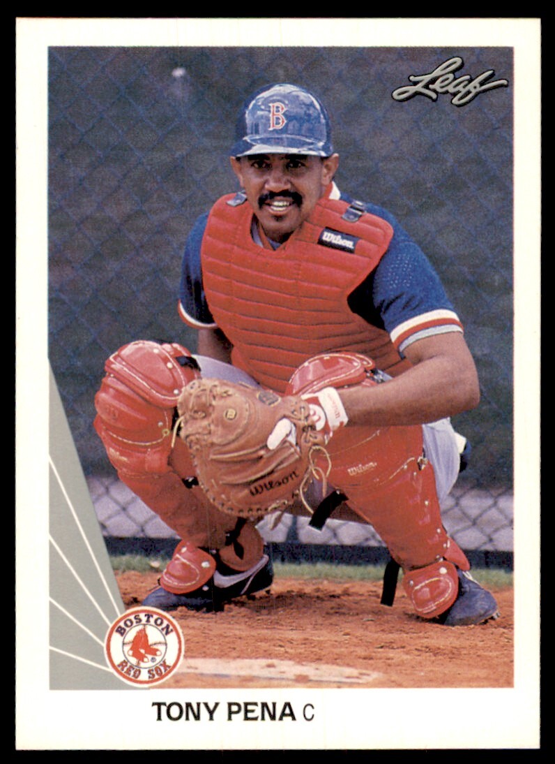 1990 LEAF TONY PENA BOSTON RED SOX #104 | eBay
