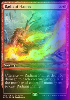 MTG Radiant Flames (151/89) Battle for Zendikar Promos LP FOIL | eBay