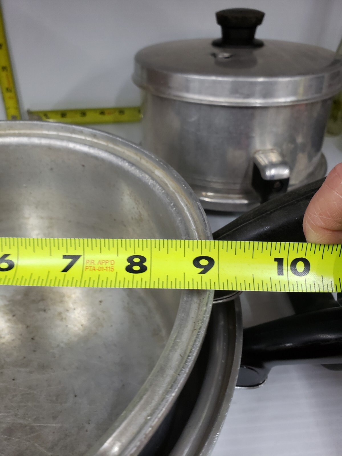 3 Vintage Mirro Masterbilt Aluminum Vapo-Seal Waterless 10" Skillet ...