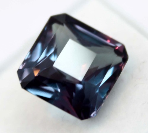 Natural Alexandrite Loose Gemstone 10 CT Square Cut Color Changing ...