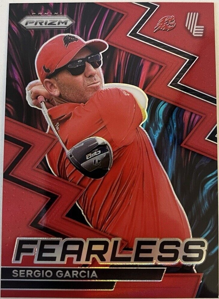 2024 Panini Prizm Liv Golf - Fearless Sergio Garcia #13 Red Prizm /149 ...