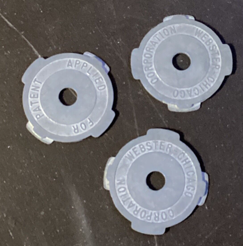 3 Vtg Record Adapters Webster-Chicago Corporation Metal 45 RPM Record ...