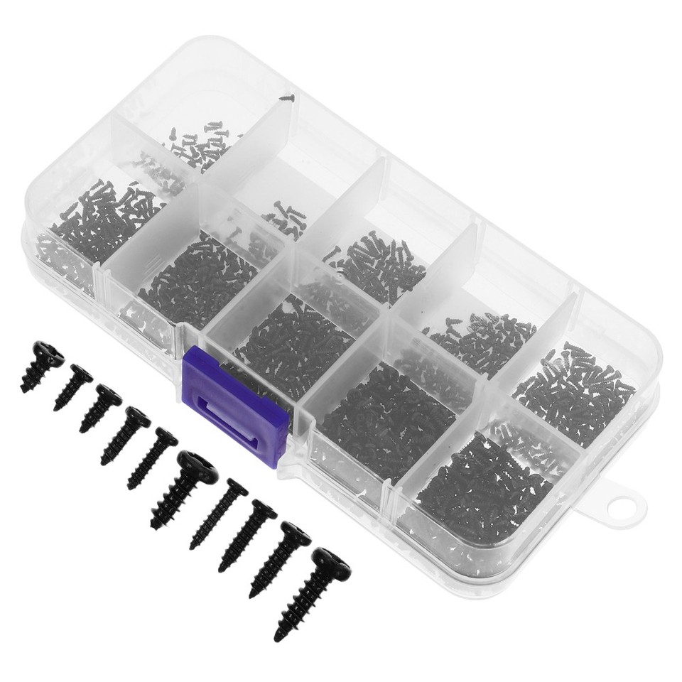 1000 Pcs Miniature Kits Small Parts Screws Masonry Self-tapping Set | eBay