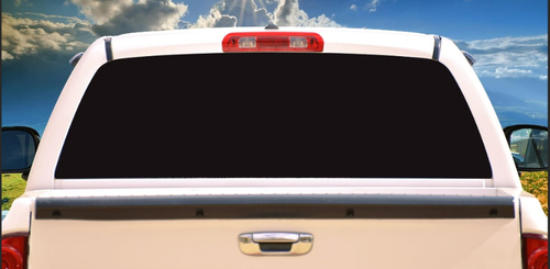 Fits 13-16 Ram 2500 Solid Piece Rear Window Tint (By the Truck Bed) - 5 ...