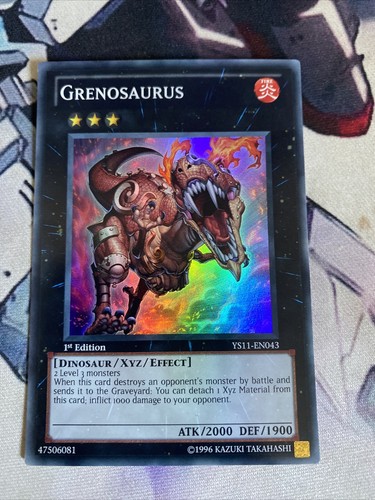 Yu-Gi-Oh! TCG Grenosaurus Starter Deck: Dawn of the Xyz YS11-EN043 1st ...