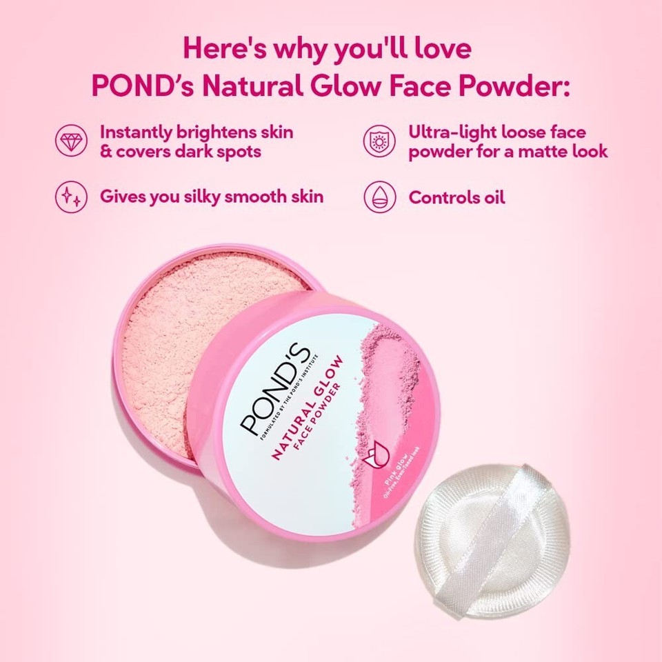 Natural Glow Face Powder, Pink Glow 30Gm_ | eBay