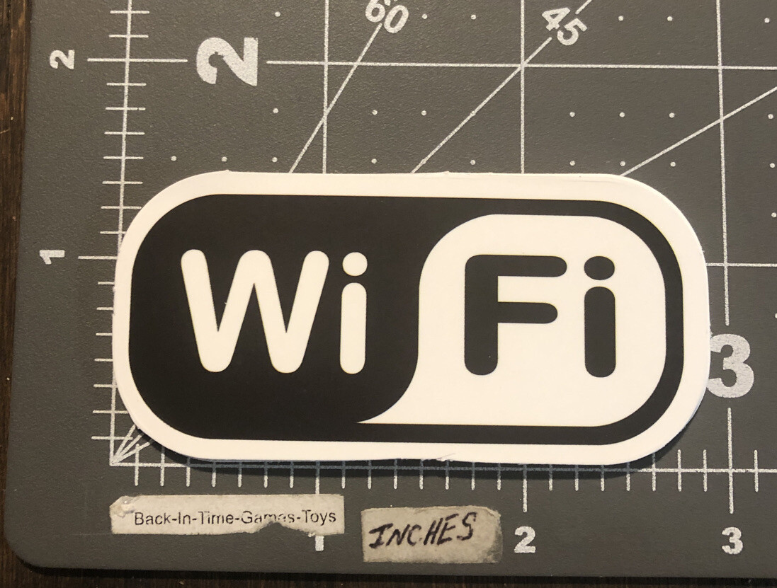 Small WiFi Decal Humor Skateboard Laptop Guitar Decal Sticker BR4 | eBay