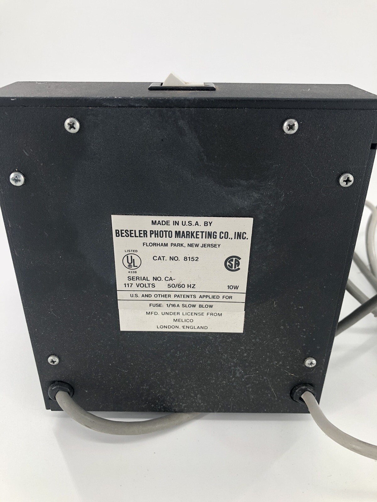 VINTAGE BESELER PM2A COLOR ANALYZER FOR COLOR DARKROOM PRINTING | eBay