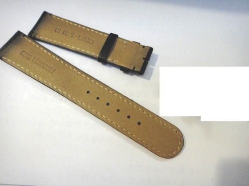 20mm Genuine ORIS Big Crown Pointer Leather band strap bracelet BLACK ...