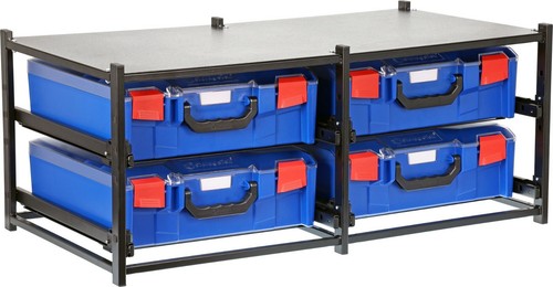 StorageTek Van Storage Rack Shelving - Rola Case Rolacase Ezi-Pak VAS ...