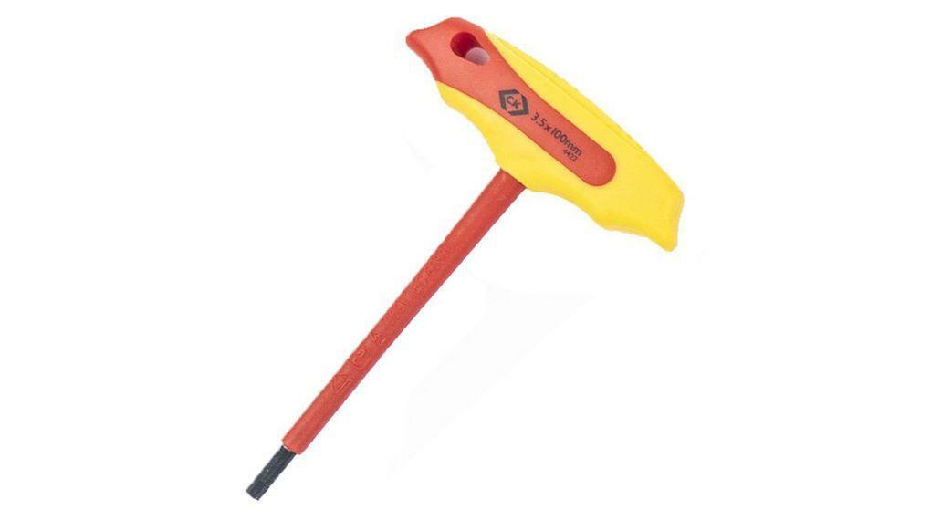 CK T-Handle 1000v VDE Insulated Hex Allen Hexagon Keys 3mm, 3.5mm, 4 ...