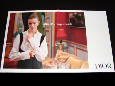 DIOR 4-Page PRINT AD Spring 2024 Ying Ouyang ALICE McGRATH Rosanna ...