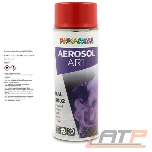 400ml DUPLI COLOR AEROSOL ART RAL 3002 KAMINROT GLÄNZEND SPRÜHLACK ...