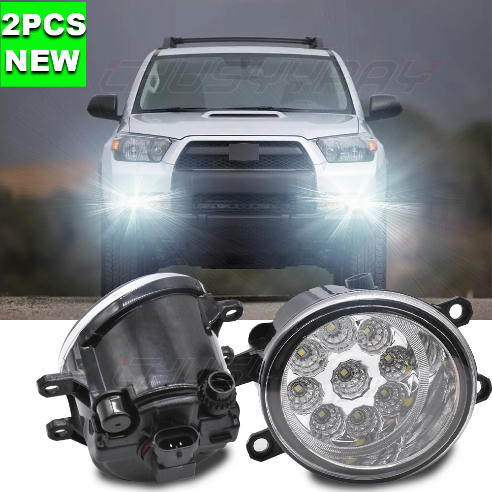 For Toyota 4Runner 2010-2014 Front Bumper LED Fog Light Driving Lamps ...