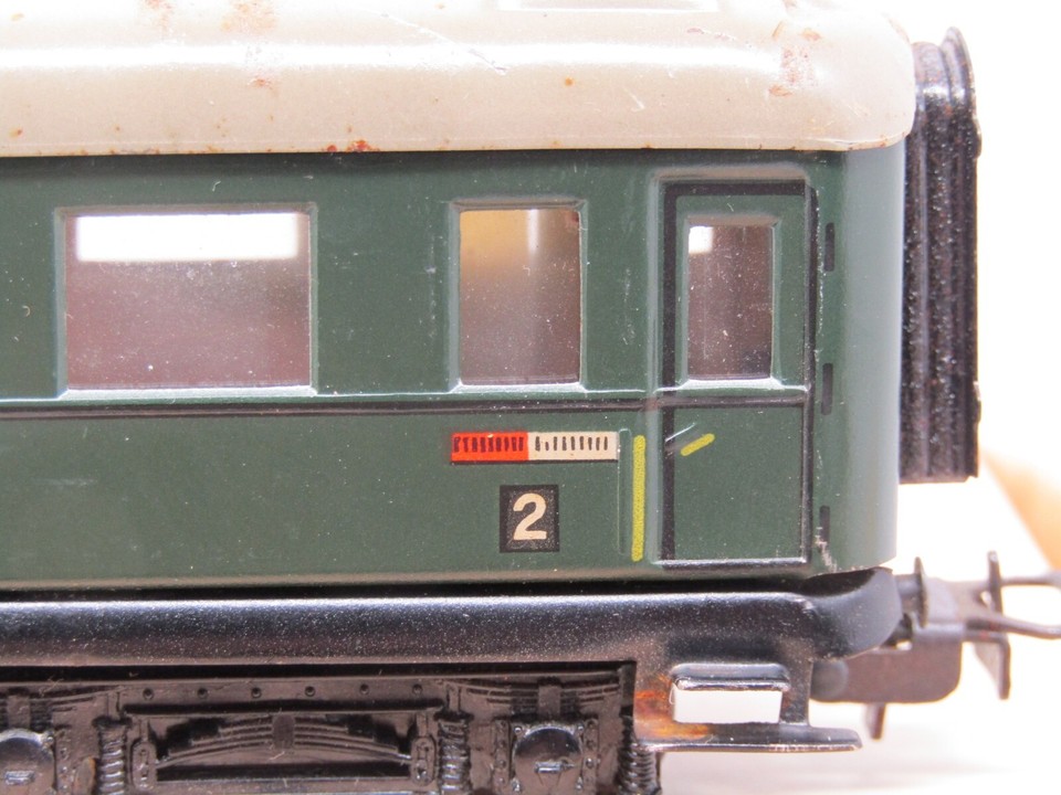 MARKLIN H0 #4011 DB Second Class Passenger Car 346/1 Vintage 1950's ...