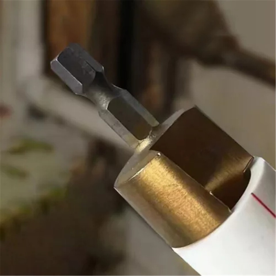 3PCS Heavy Duty Pipe Reaming Drill Bits, PVC Pipe Reamer, Conduit ...