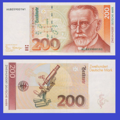 Germany 200 mark marks 1989 -Reproduktion | eBay