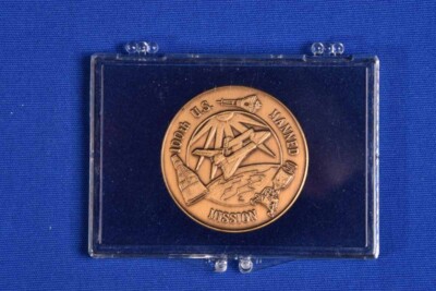 NASA 100th U.S. SPACE MISSION SPACE SHUTTLE/MIR MISSION BRONZE COIN ...