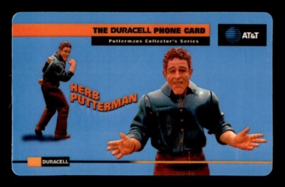 1995 AT&T The Duracell Phone Card Puttermans Collector Series Herb ...