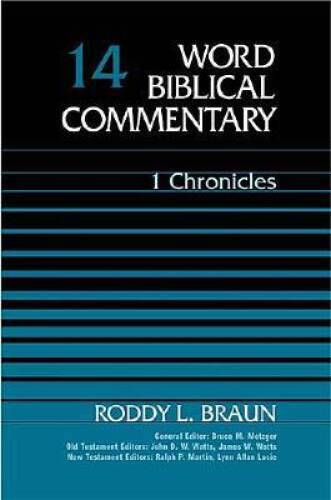 Word Biblical Commentary Vol, 14, 1 Chronicles (braun), 359pp - GOOD ...