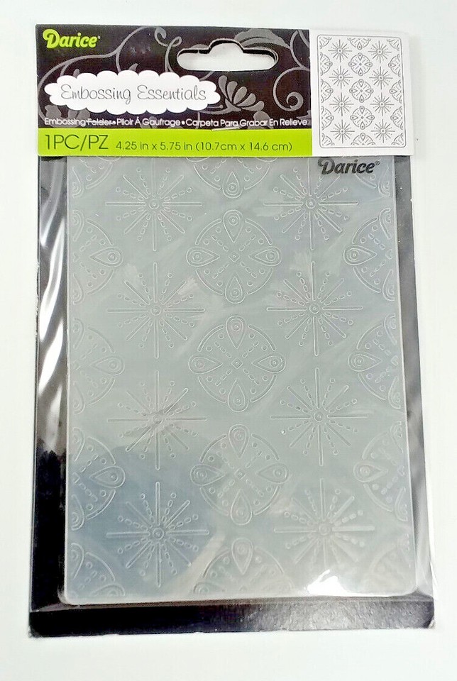 Darice Embossing Essential Folders, Multiple Patterns, You Choose! | eBay