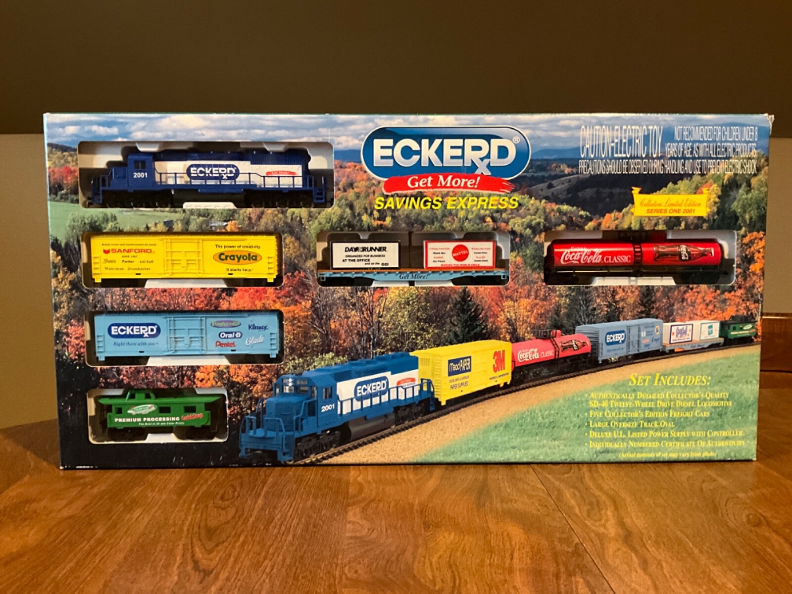 Eckerd Savings Express HO Train Complete Collector Set 2001 IHC 327 for ...