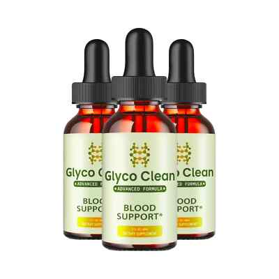 3-Pack GlycoClean Drops - Glyco Clean Blood Drops for Healthy Blood ...