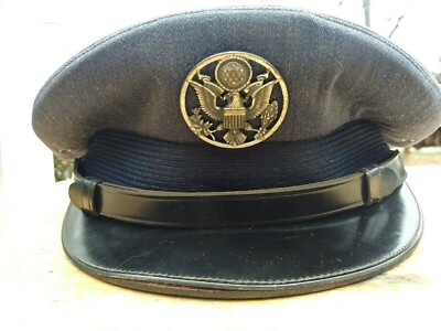 Vintage US Air Force Military Hat Cap Flight Ace Size 7 3/8 from Va ...