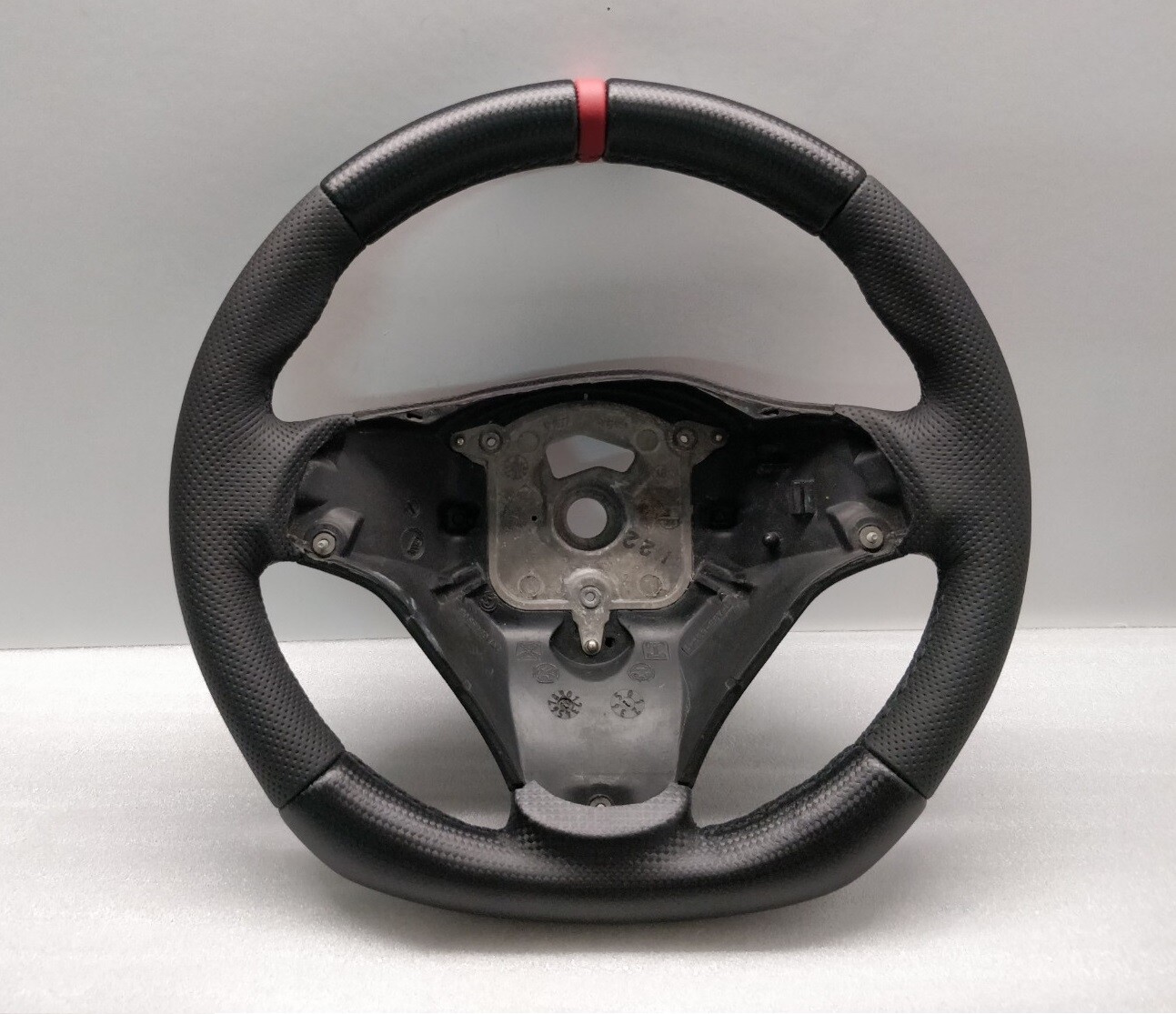 BMW E90 E91 E92 E93 E87 E88 E81 STEERING WHEEL FLAT M-SPORT + CARBON ...