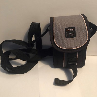 Denali Canvas Black Gray Pouch Camera Bag Compact Compartment Shoulder ...